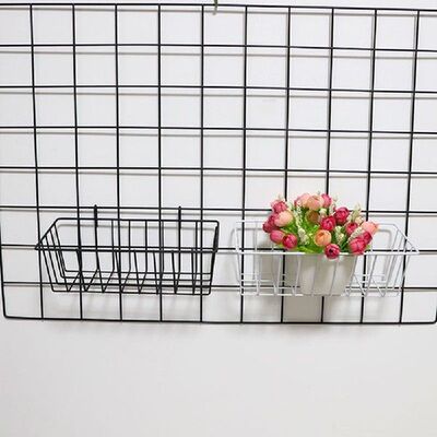 Grid Shelf Box Wall Decoration Holder Basket Hanging Art
