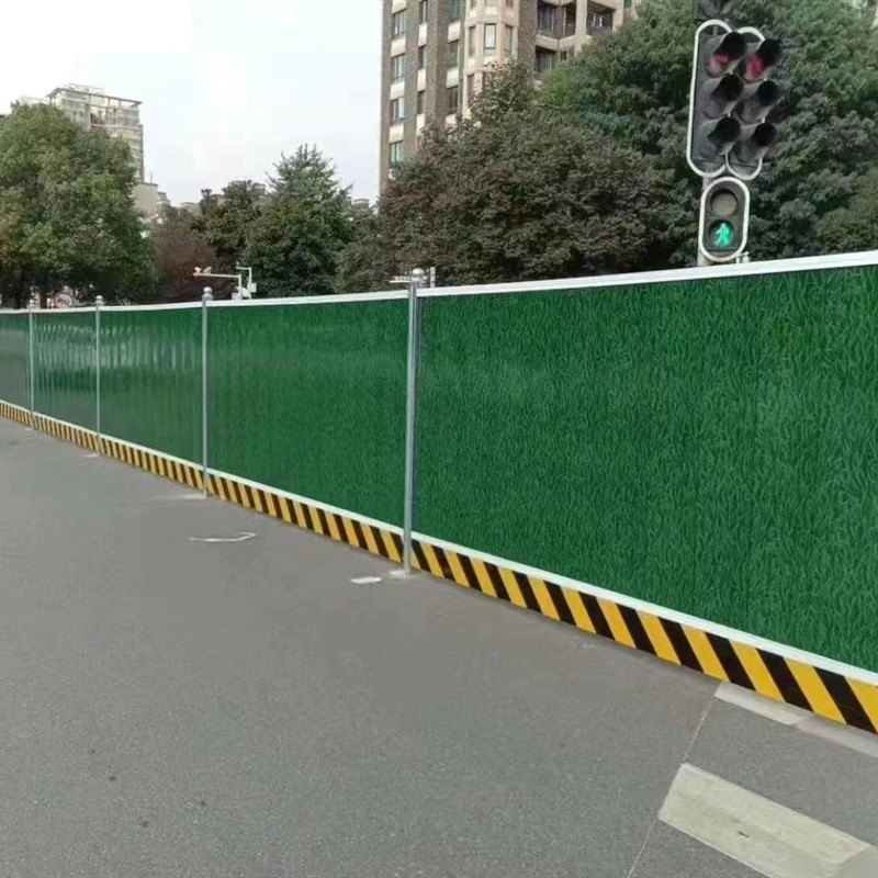 好货彩钢围挡工地施工防尘挡板道路护栏镀锌围栏市政工程铁皮栏珊