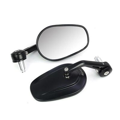电商11048哈雷托车配件金摩吉拉灰镜石摩托后视镜反光镜改装车车