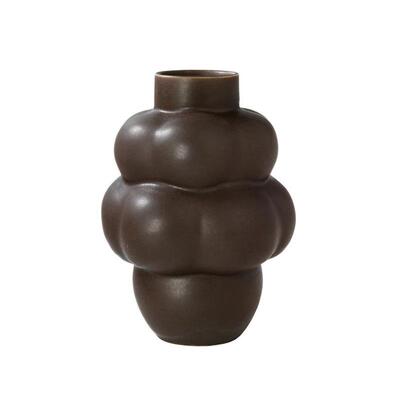 CFT北欧简约泡泡白色色陶瓷花瓶摆件插花客餐厅样板间黑装饰摆厅