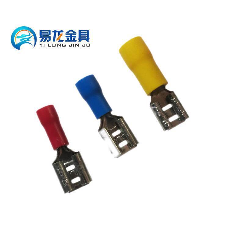 母预绝缘接头FDD1.25/2/5.5/2.8/4.8/6.3冷压插簧端头压着250端子