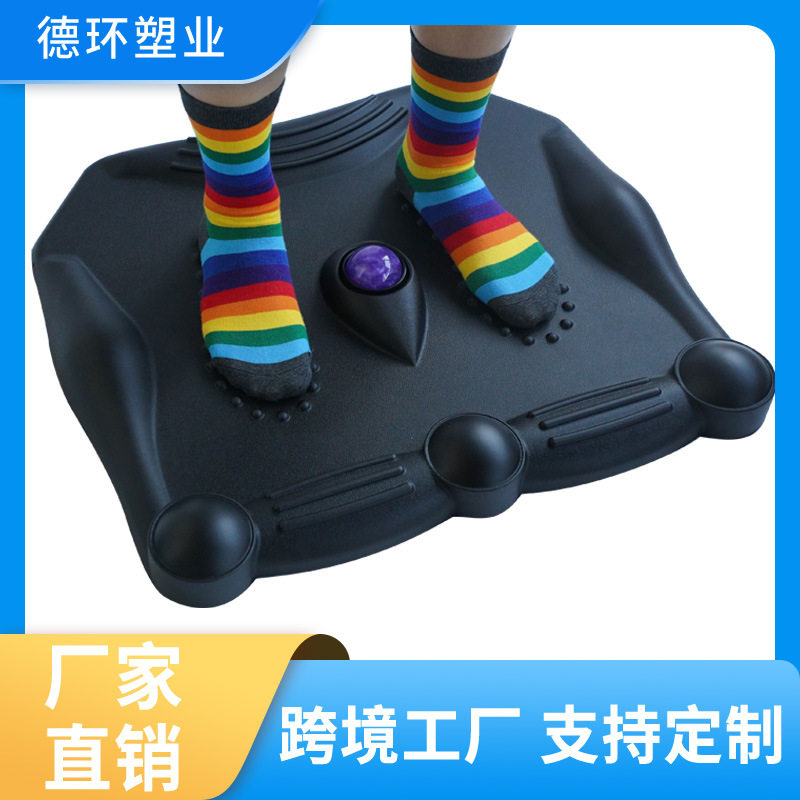 跨境PU带滚珠抗疲劳垫站立垫居家办公减压PU地垫欧美舒适垫异形