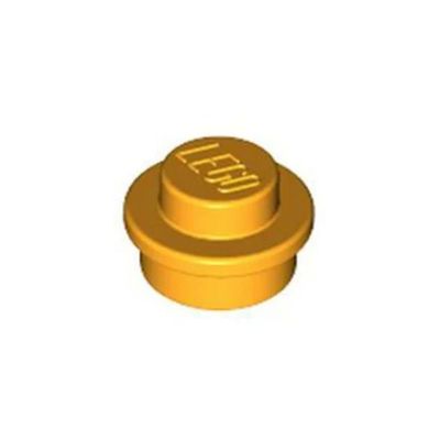 乐高/LEGO 6331261 4073 6141 34823 4215422 亮浅橙色 1x1小圆板