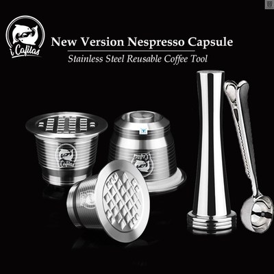 ICafilas For Nespresso Refillable Capsule Reusable Coffee