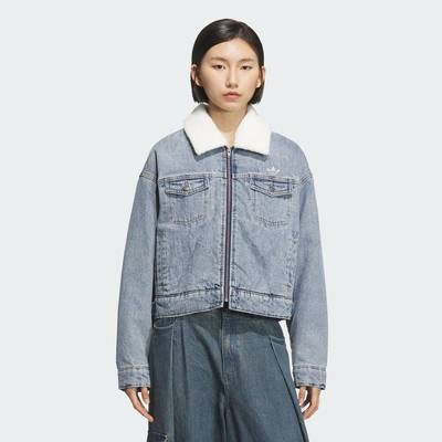 adidas阿迪达斯三叶草女子FEMME运动休闲棉服外套KC2626