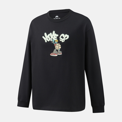 NIKE耐克男子运动休闲印花圆领长袖T恤II5313-010