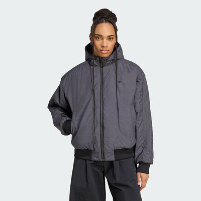 adidas阿迪达斯三叶草女子BOMBER运动休闲棉服外套KC1686