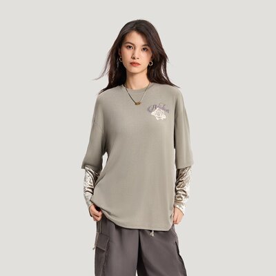 adidas阿迪达斯三叶草女子运动休闲长袖T恤KR5039
