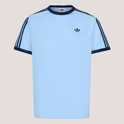 adidas阿迪达斯三叶草男子经典三条纹运动休闲短袖T恤KG6323