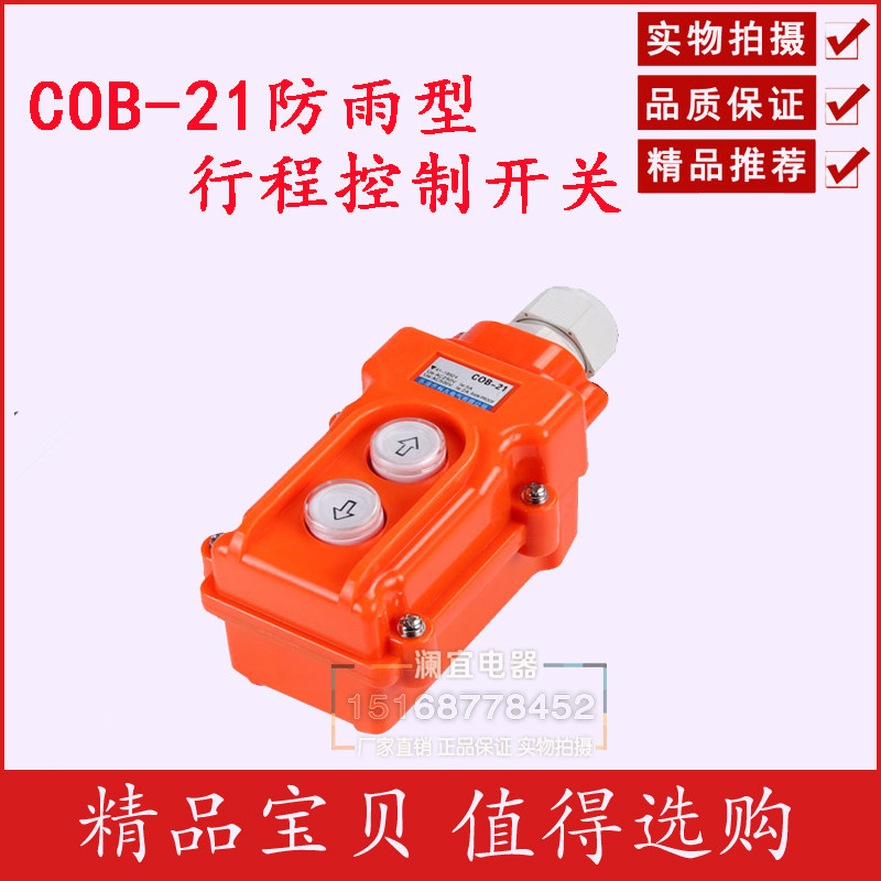 防雨型起重机行车直控按钮 直接启动 吊机开关 COB-21 TNHA1-21