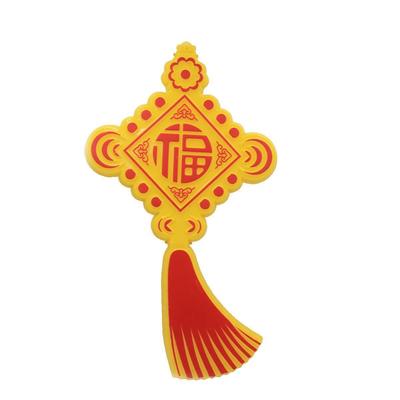 2024新款发光飘带中国结灯笼街道景区公园装饰商场广场亮化挂树灯