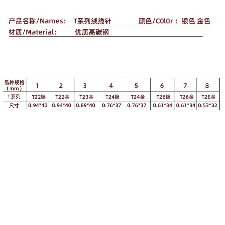 十字绣针24号1万支装手工绣花针金尾优质十字绣针