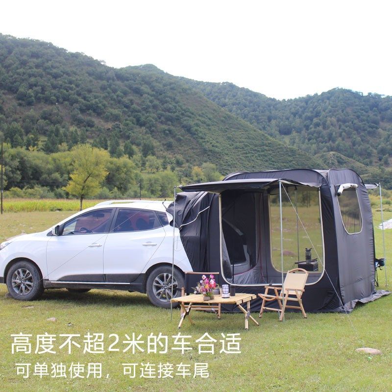 suv车尾延伸帐篷汽车速开免搭建多F功能挡风雨遮阳天幕车载后备箱