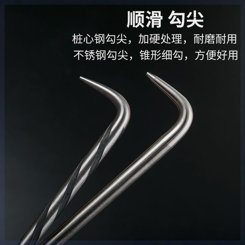 鑫洪华扎钩桩心钢钢筋钩螺纹扎丝钩不锈钢钢筋工扎X钩高硬度扎勾