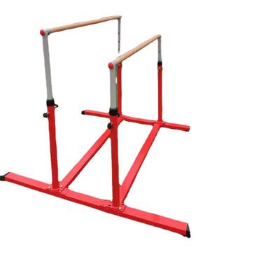 体操训练双可BRJ双升降单杠护垫幼儿园小杠支撑架感统保平衡杠木