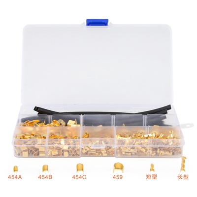 冷压端子对接454A/B/C压线扣 U型铜扣 C型线夹电线并Y线扣快速接