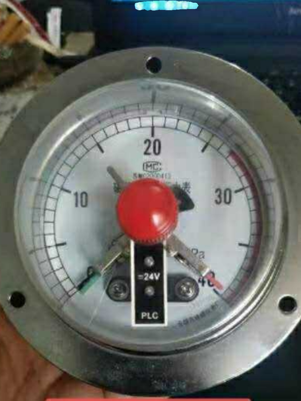 磁敏磁簧24v磁助式电接点ZFYB无锡市仪表厂YX100压力表