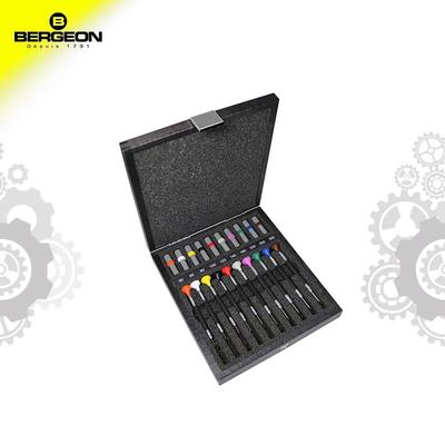 博格工具 BERGEON 7899-A10 木盒十支装螺丝刀，起子，螺丝刀套装