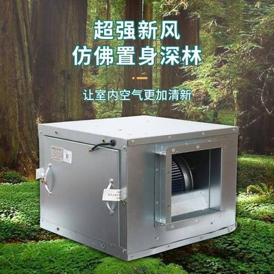 空调风柜风机箱心离音管排道轻烟风换气柜式风/机强力大风量