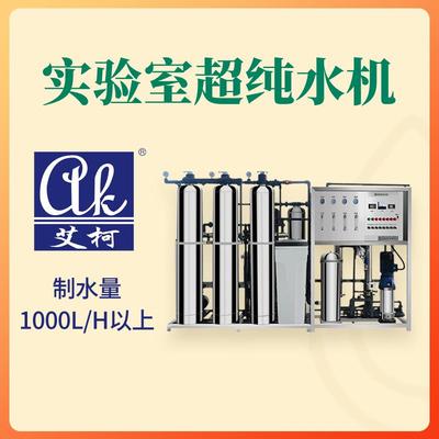 蛋白质纯化实验专用超纯水机 1000L/H艾柯工业超纯水设备一级水