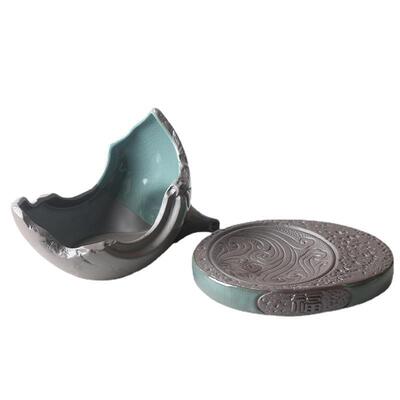 陶瓷哥窑ILC中风禅意花盆栽盆多肉植物拼盘花器皿合盆景破口花国