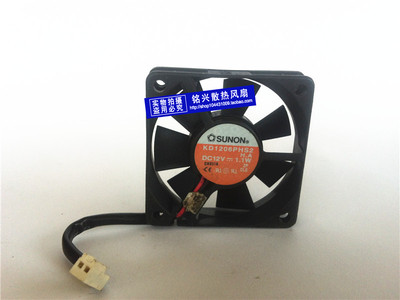建准SUNON KD1206PHS2 12V 1.1W 6015含油2线散热风扇60*60*15MM