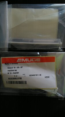 德国EMUGE不锈钢用下排削丝锥M10