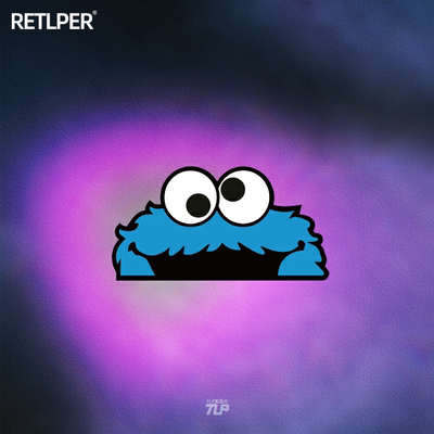 tlp反光车贴饼干狂魔芝麻街卡通