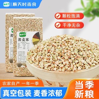 东北荞麦米新米真空包装农家自产新货三角麦荞麦仁粒五谷杂粮粗粮