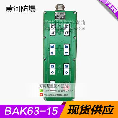 黄河防爆BAK63-15 防爆控制手柄15按钮 天车行车操作手柄开关按钮