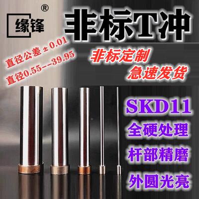 16.05 16.45 SKD11非标冲头硬冲针T冲模具冲孔 16.15 16.25 16.35
