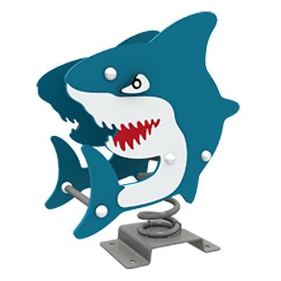 户外小区幼儿园儿童卡通动物摇马公园PE板弹簧摇摇乐跷跷板摇摇马