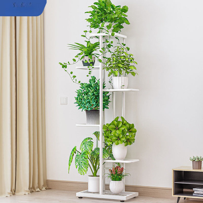 花架子室内家用客厅花盆架落地式置物架可折叠多层省空间绿萝包邮