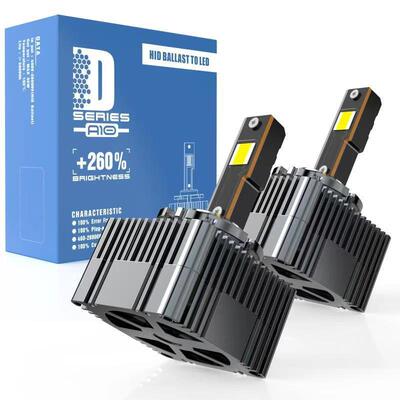 2025新款led汽车大灯D系列A10替换HID灯泡无损安装D3S