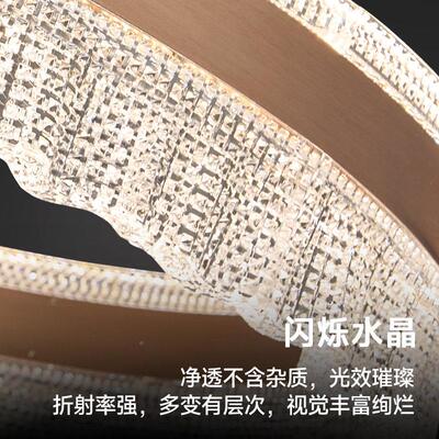 柏丁 轻现代奢餐厅吊灯高级感 计师款D120吧高端设台桌餐饭厅主灯