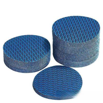 圆盘砂纸菱形防堵塞纸片木光工金属磨打磨抛片7寸9寸墙BKJ面打砂