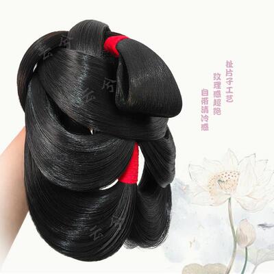 夹复原款明制三绺发服髻一体式NVC古风汉假发包抓款懒人后头压造