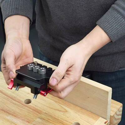 工新款金铝合高榫拼板木圆木榫打木孔器精度ANZ自动分中工具圆木