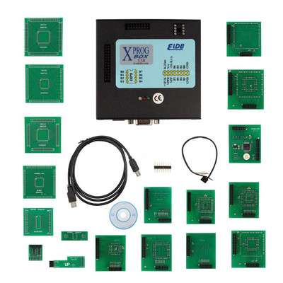 XPROG-M V5.55 ECU Programmer Chip Tuning 带全套接头支持CAS4