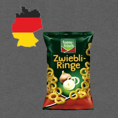 德国代购【全场满300包邮】funny frisch洋葱圈薯片80g