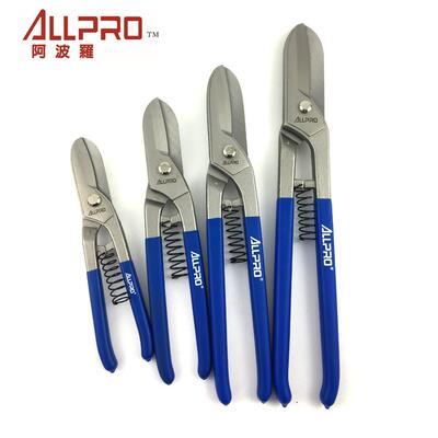 台湾ALLPRO阿波罗铁皮剪英式进口白铁剪不锈钢剪刀10寸剪铁皮12寸
