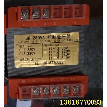 BK250VA控制变压器 定做变压器 0V220V380V转0V36V220V380V540V