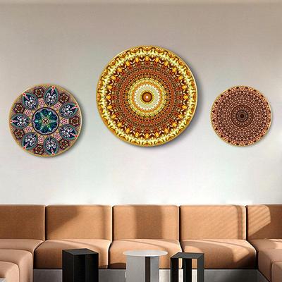 速发唐关挂酒画店民宿民族风装饰画西藏曼陀罗花纹玄卡中堂客厅发