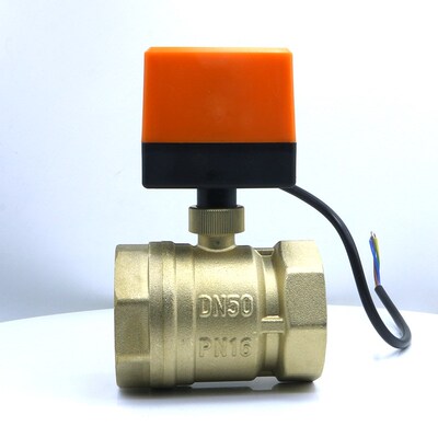 电动球阀三线一两控二三通12-24VC DN20 25 32 40 50