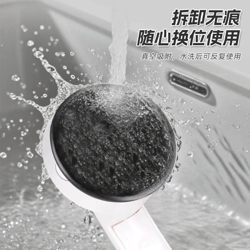 吸盘WJ202402手拉免孔卫生间推拉门淋房浴室浴冰箱玻璃门柜门窗户