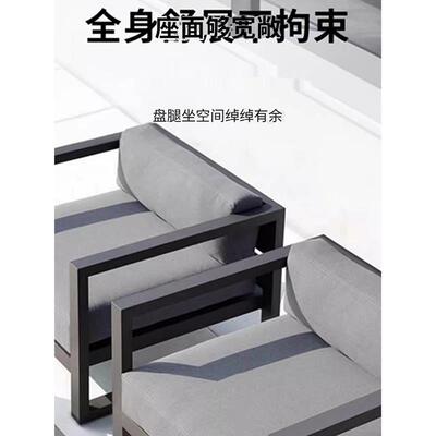 户外GCG沙发庭院花防水防晒室外天阳台几休闲铝合金园沙发椅茶组