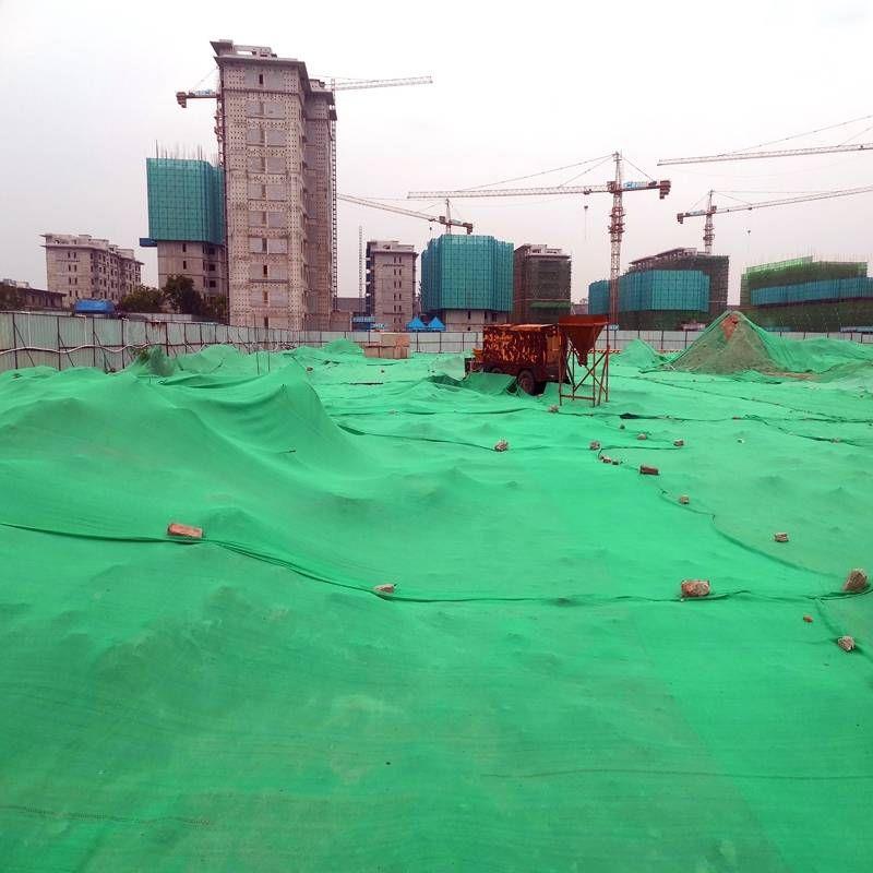 防尘网盖煤网盖土网封车聚酯防尘垛盖沙港口专用苫用网封仓网绿色