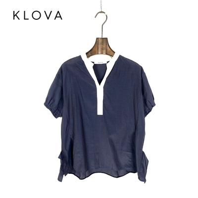 柯罗芭夏季专柜同款条纹撞色衬衫  CW5582 ￥3490