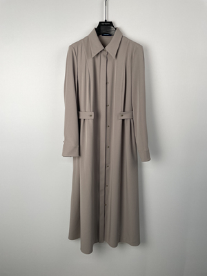 春秋奥莱专柜正品连衣裙 LW3973(JUN)B灰驼 吊牌价:2190