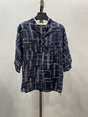 柯罗芭夏季专柜同款时尚格纹廓形衬衣  CW0676 ￥2590